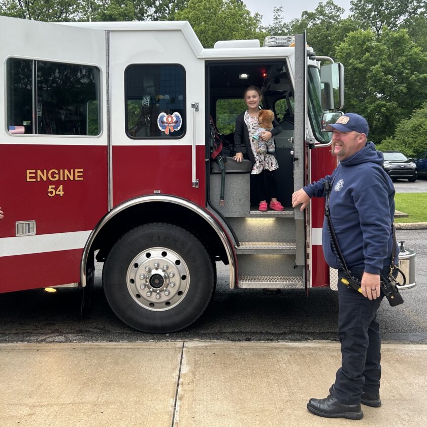 RIDE TO SCHOOL IN A FIRE TRUCK | News, Sports, Jobs - The Review